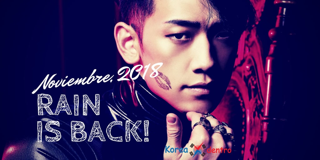 Bi Rain (Jung Ji Hoon ) lanza un nuevo álbum en noviembre 2018